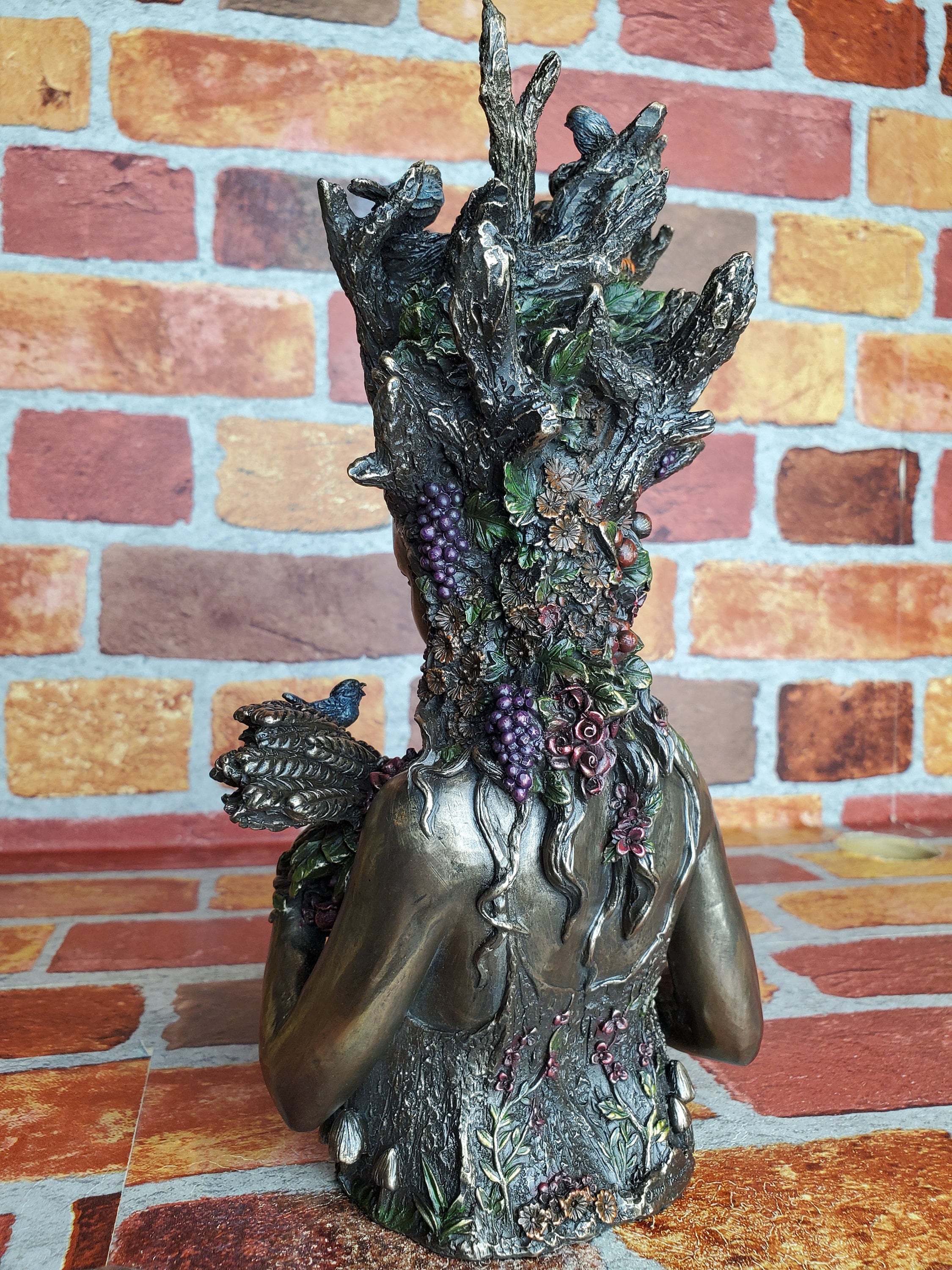 Vintage Gaia Statue Mother Gaia Earth Goddess | Etsy