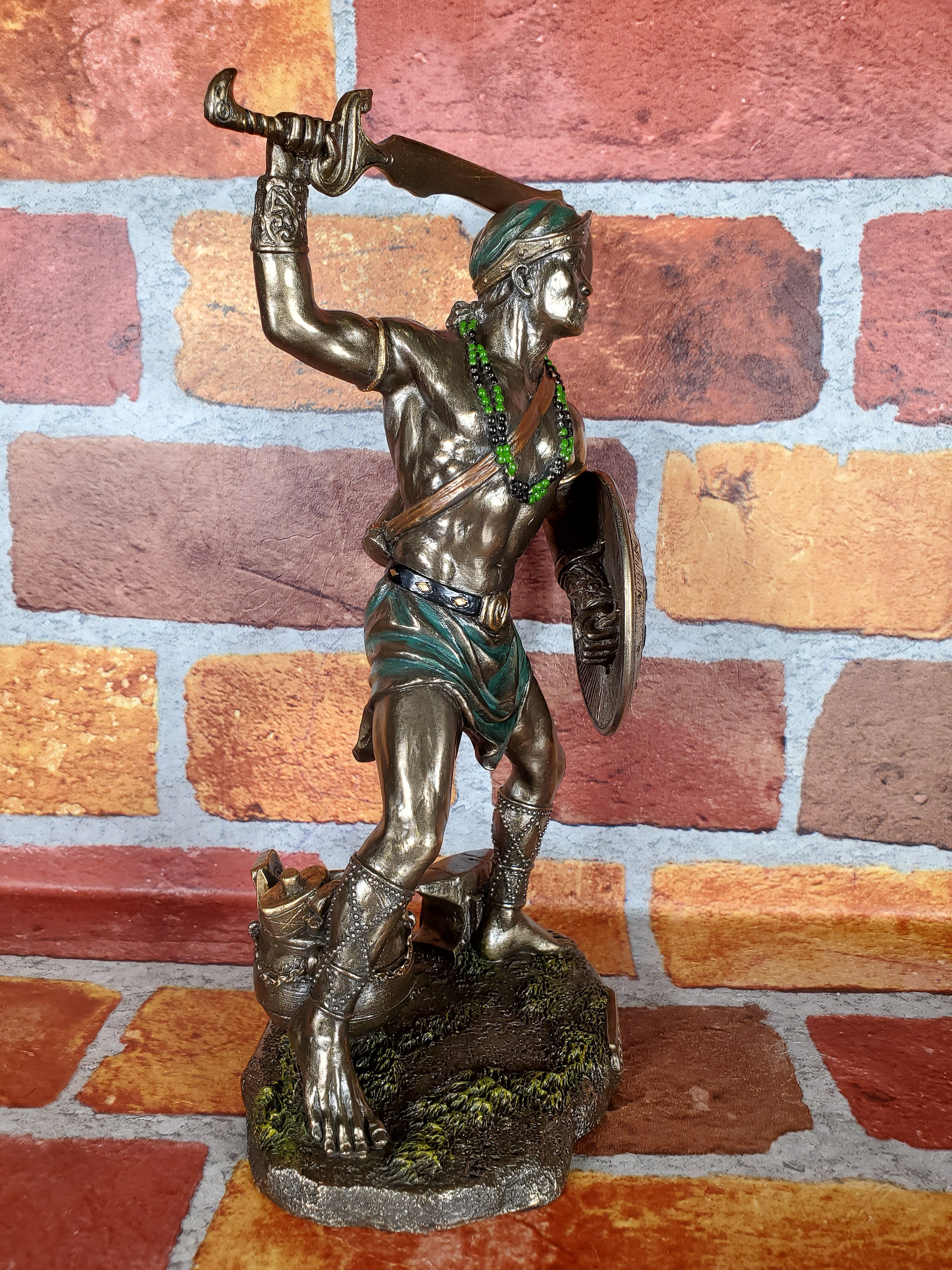 Vintage Ogun Statue Orisha of Metalworking War & Hunting - Etsy