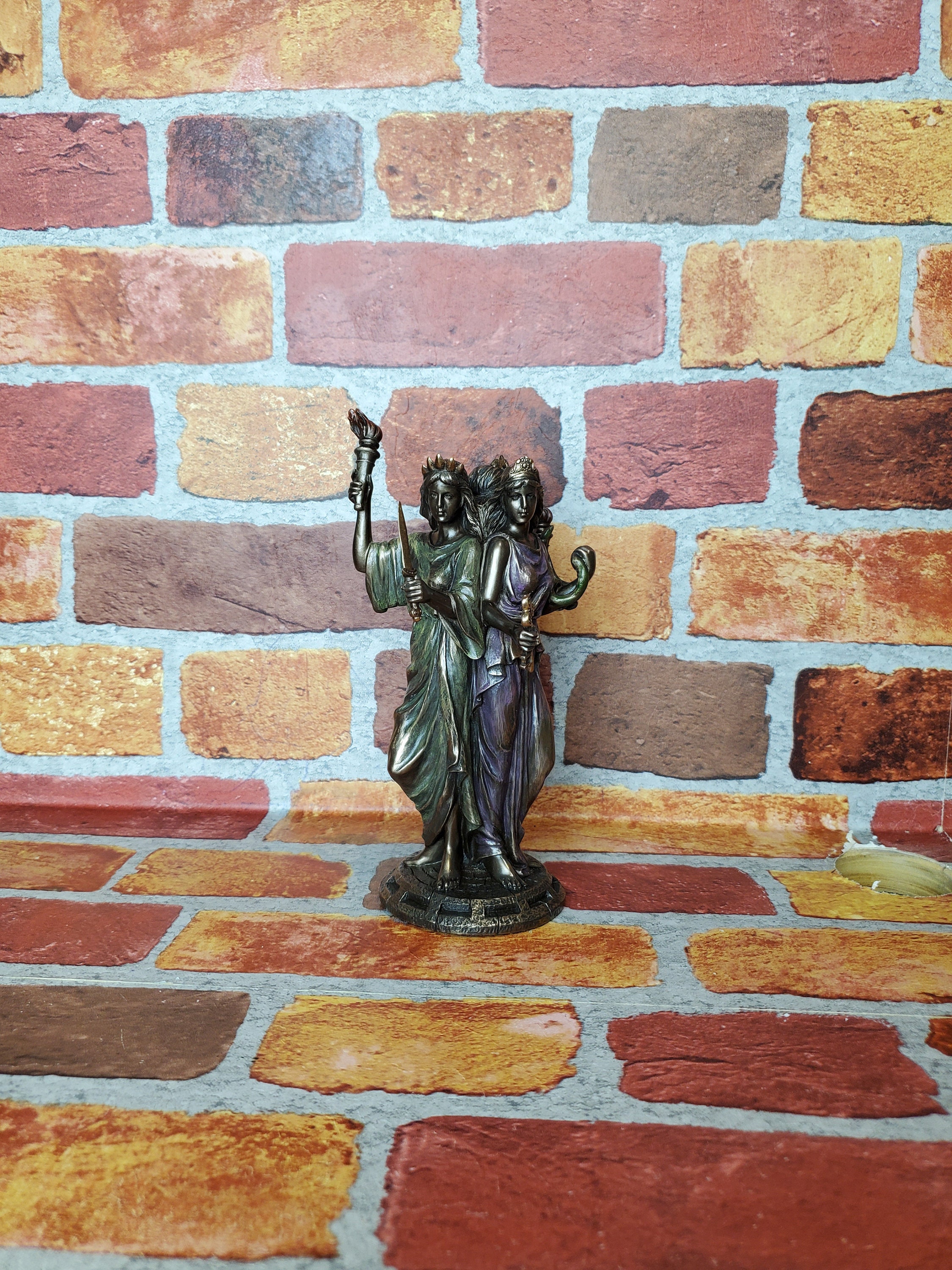 Vintage Hecate Statue Greek Goddess of Magic Hecate Altar - Etsy Canada