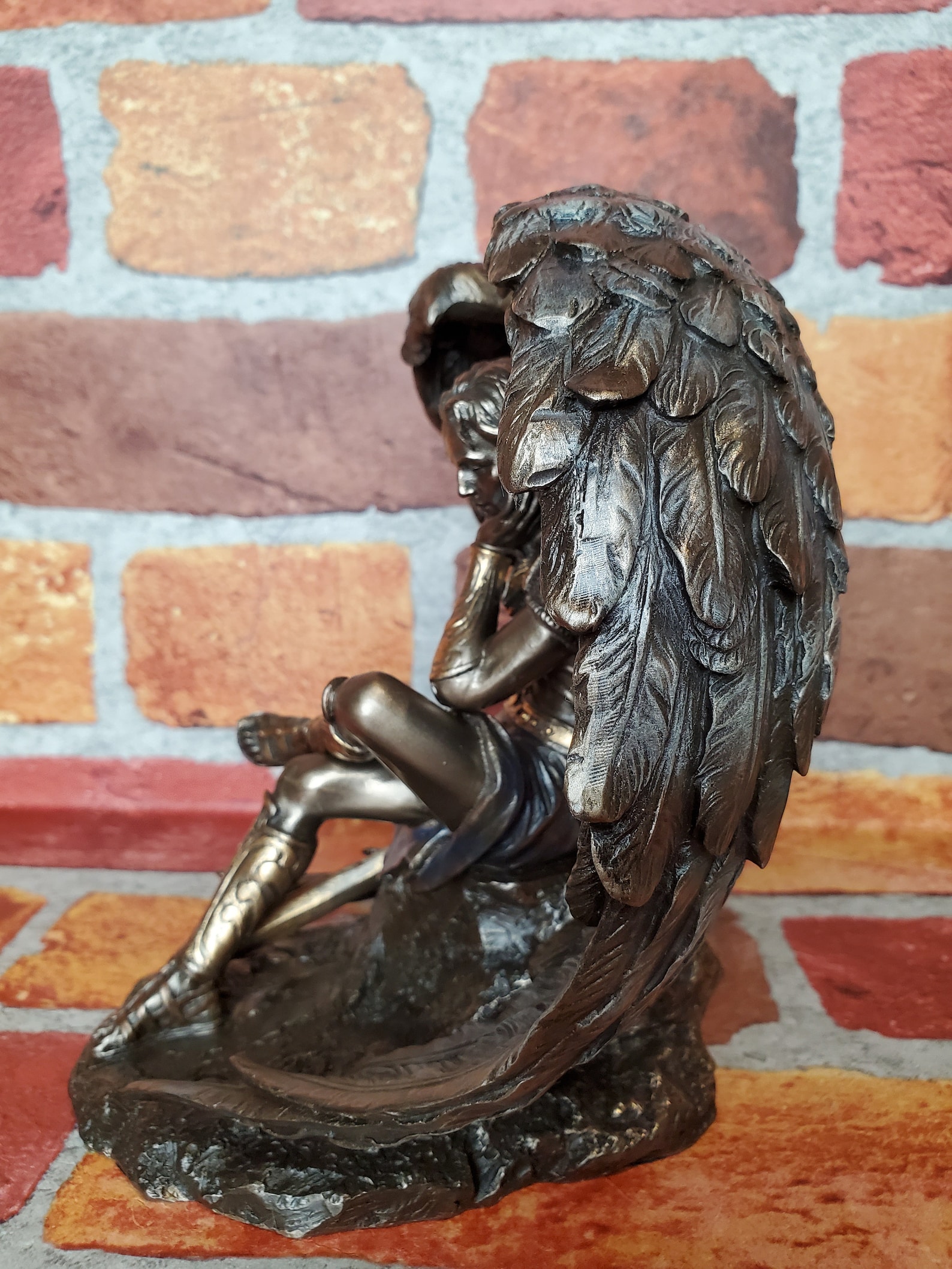Vintage Lucifer the Fallen Angel Statue | Etsy Canada