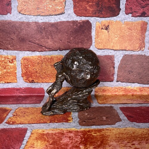 Vintage Sisyphus & the Boulder Statue Sisyphos King of - Etsy