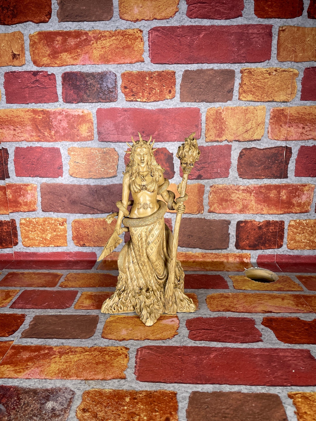 Vintage Hecate Statue - Greek Goddess of Magic Hecate Altar Statue - Etsy