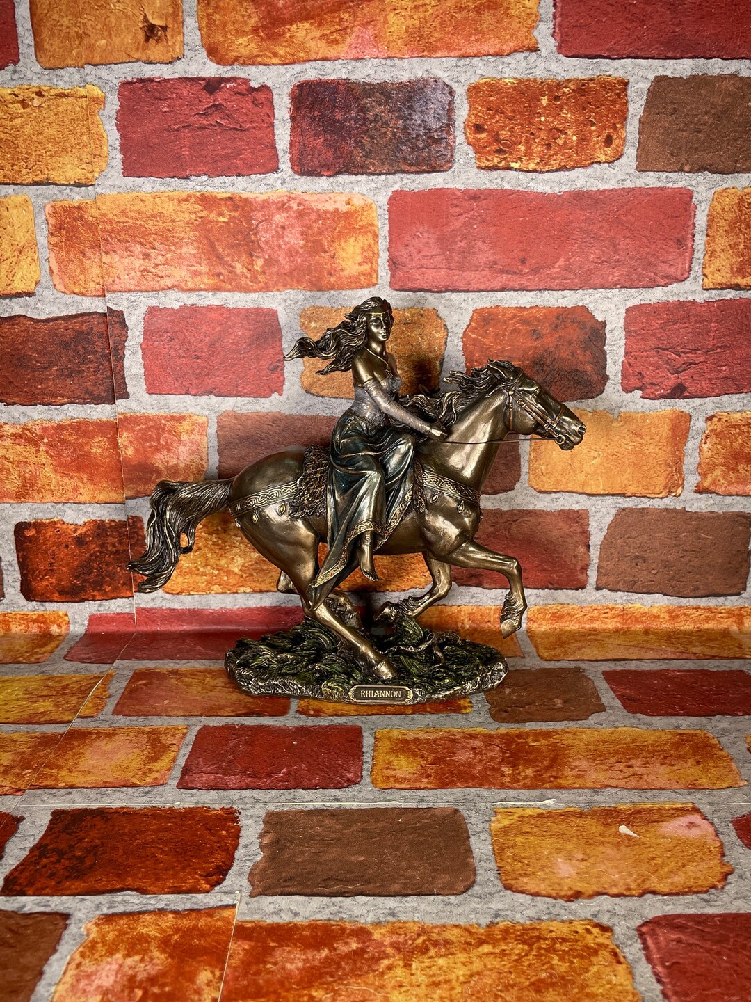 Vintage Rhiannon Statue Celtic / Norse Goddess Rhianon - Etsy