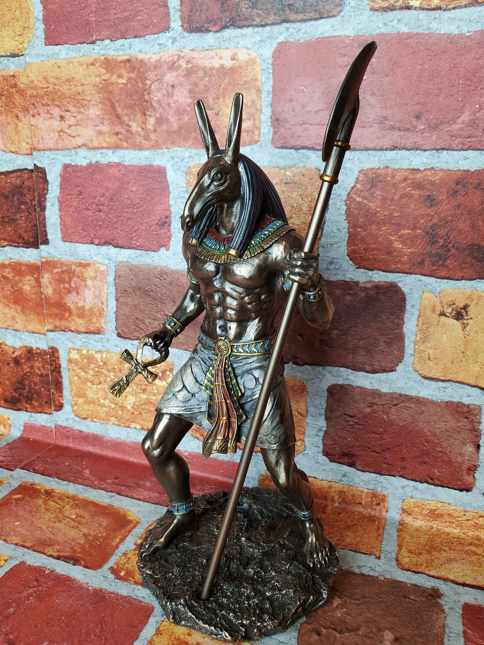 Vintage Seth Statue Ägyptischer Gott des Chaos Set - Etsy.de