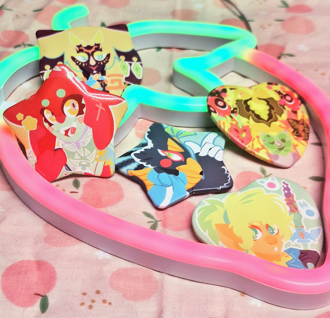 Legend of Zelda Button & Sticker Pack - Etsy
