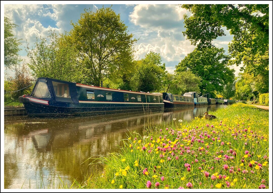 Stratford Upon Avon, Spring Flowers, Canal, Narrowboat, Boating, Canal ...