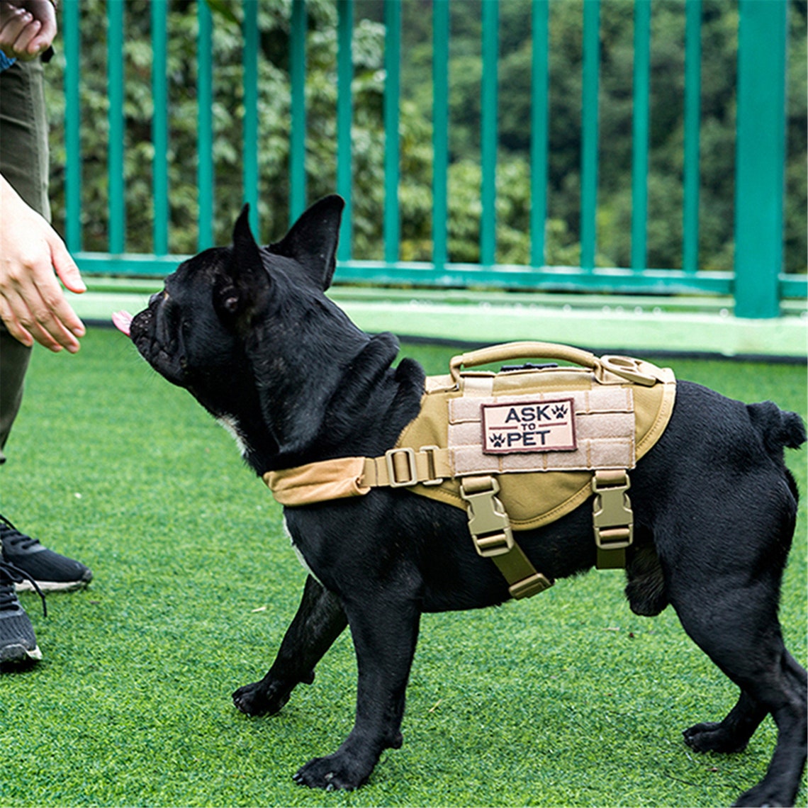 Tactical Dog Vest Breathable Military Dog Clothes K9 Harness | Etsy