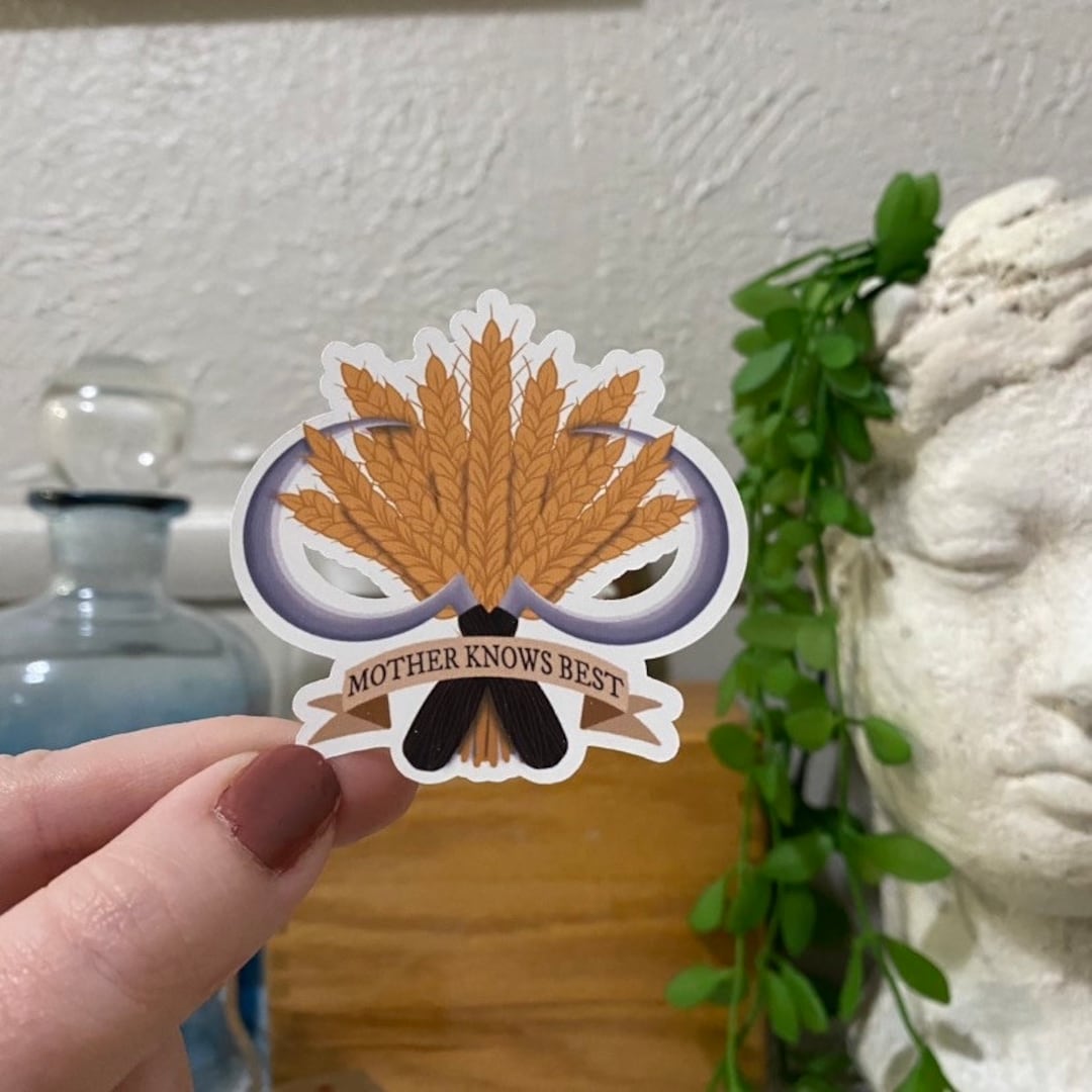 Demeter 'mother Knows Best' Sticker - Etsy