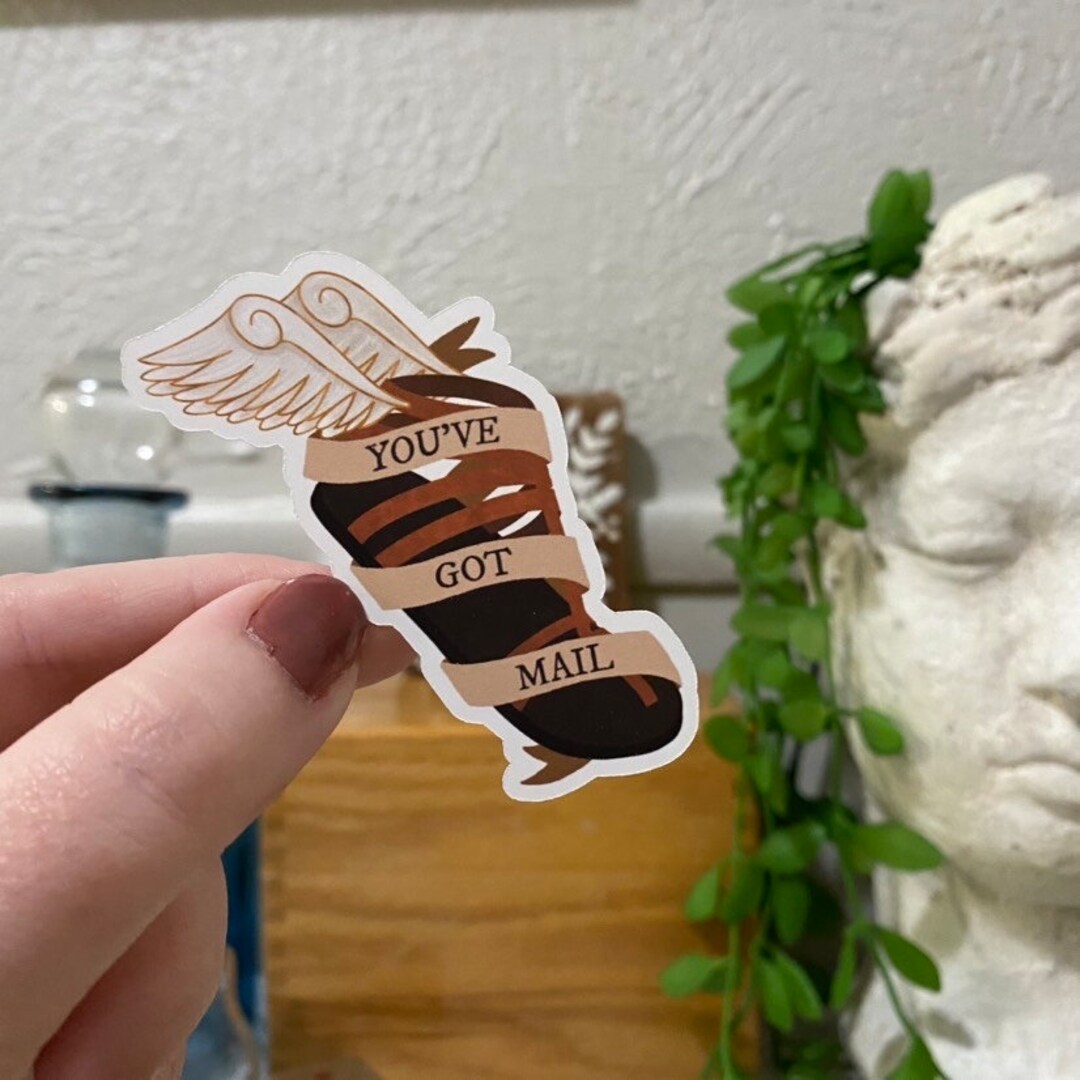 Hermes 'you've Got Mail' Sticker - Etsy
