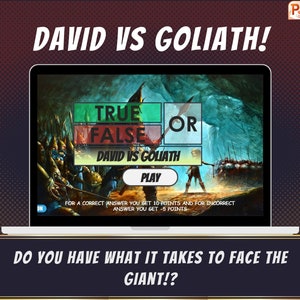 True or False Biblical, David Vs Goliath, Bible Quiz, Bible Trivia ...