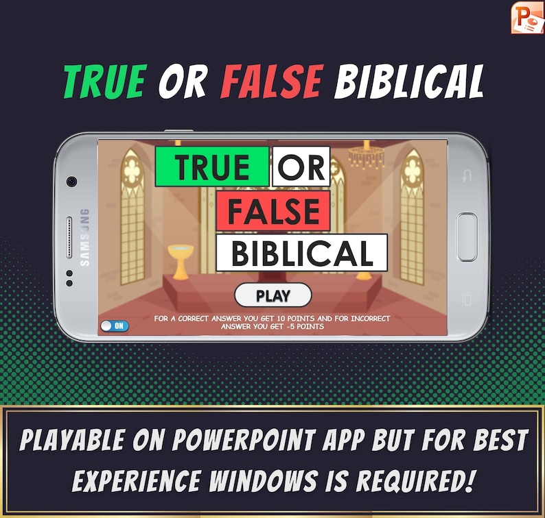 True or False Biblical, Bible Quiz, Bible Trivia, Virtual Powerpoint ...