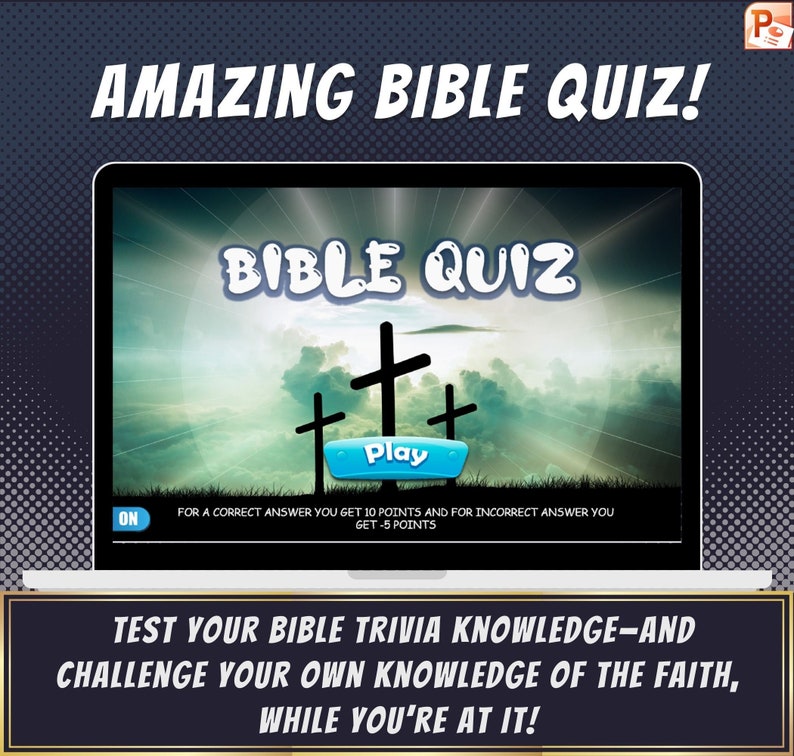 Bible Quiz, Bible Trivia, Virtual Game, Virtual Powerpoint Night Fun ...