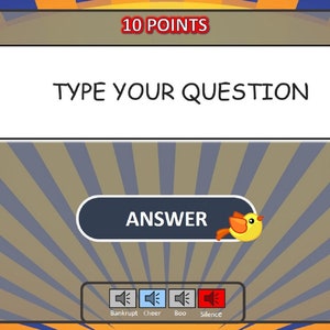 Editable Kids Classroom Jeopardy Powerpoint Game Template, Virtual Game ...