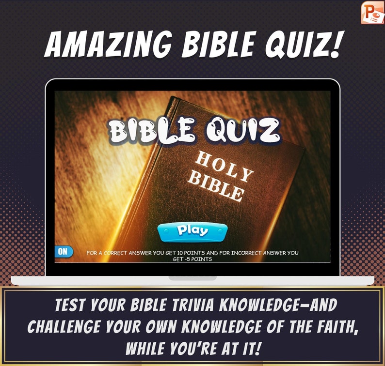 Prueba Bíblica, Trivia Bíblica, Juego Virtual, Noche Virtual PowerPoint ...