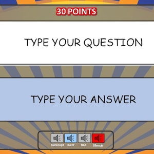 Editable Kids Classroom Jeopardy Powerpoint Game Template, Virtual Game ...