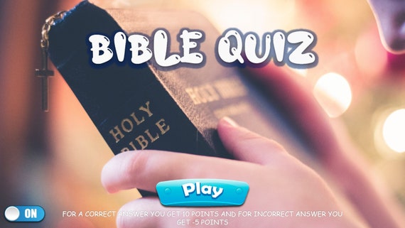 Bible Quiz Bible Trivia Virtual Game Virtual Powerpoint - Etsy