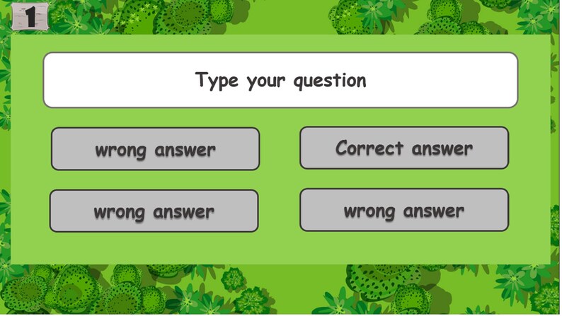 Editable Kids Classroom Quiz Race PowerPoint Game Template, Virtual ...