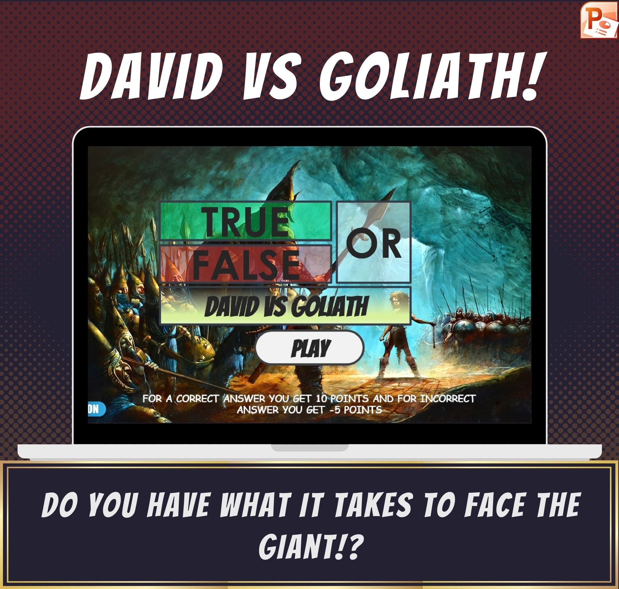 True or False Biblical, David Vs Goliath, Bible Quiz, Bible Trivia ...