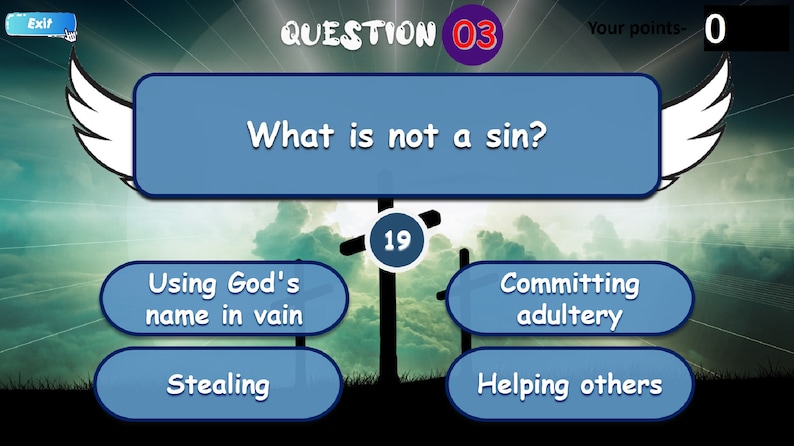 Bible Quiz, Bible Trivia, Virtual Game, Virtual Powerpoint Night Fun ...