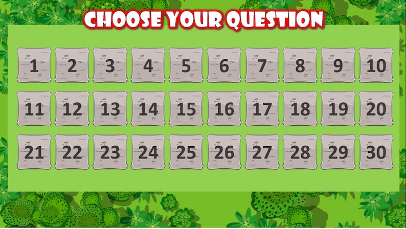 Kids Classroom Quiz Race Powerpoint Game Template (digital Download) - Etsy