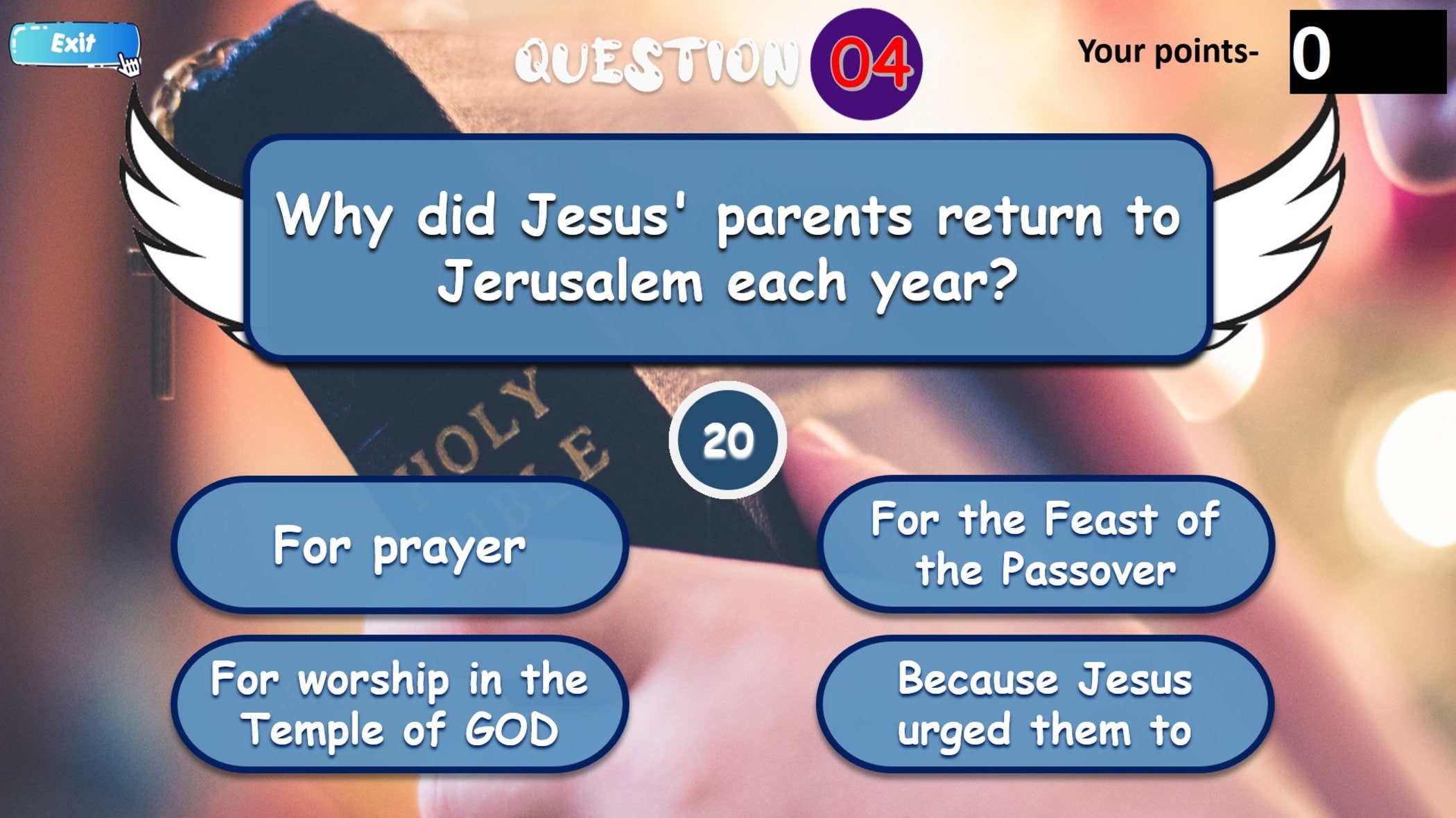 Bible Quiz, Bible Trivia, Virtual Game, Virtual Powerpoint Night Fun ...