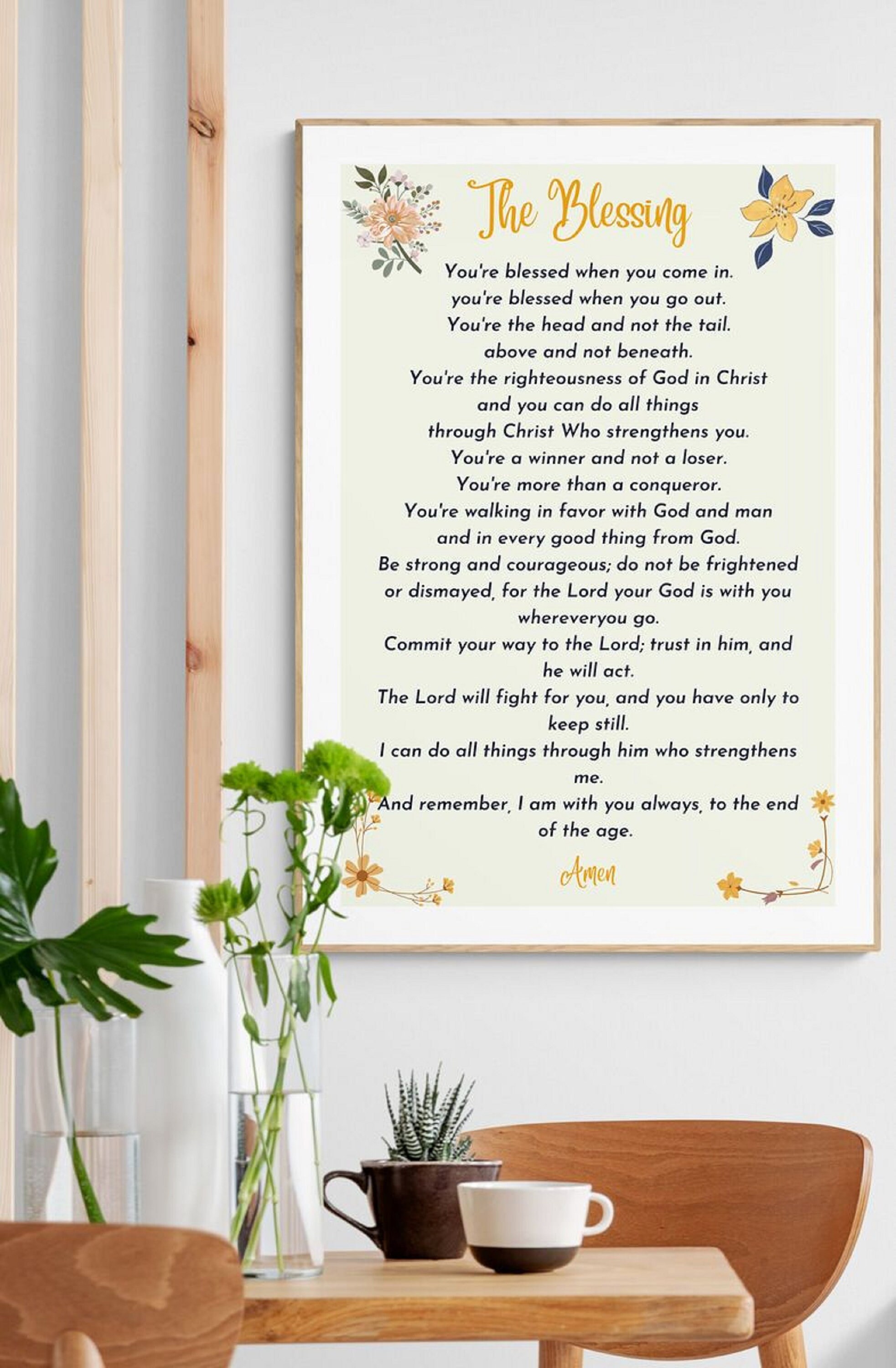 Family Blessing Template: Printable Affirmations (digital Download) - Etsy