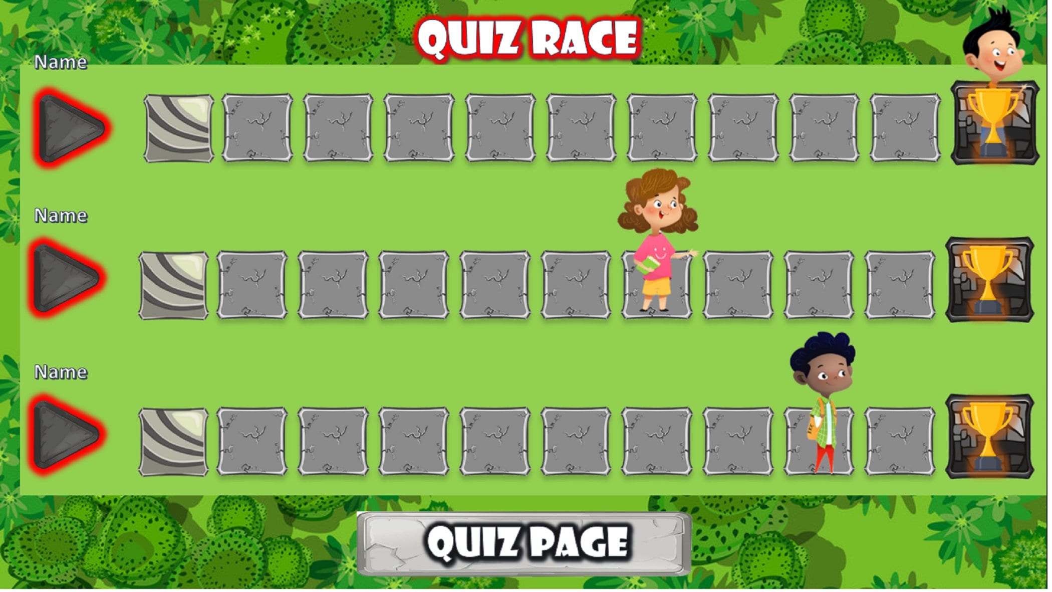 Kids Classroom Quiz Race Powerpoint Game Template (digital Download) - Etsy