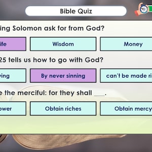 Bible Quiz Bible Trivia Virtual Game || Virtual Powerpoint Night Games ...