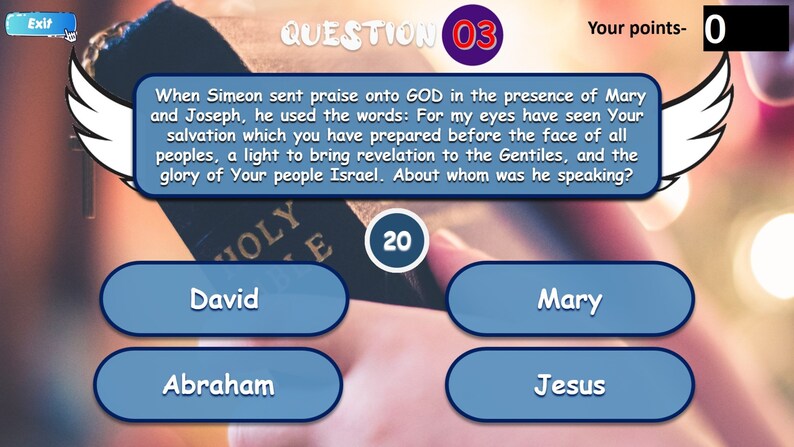 Bible Quiz, Bible Trivia, Virtual Game, Virtual Powerpoint Night Fun ...