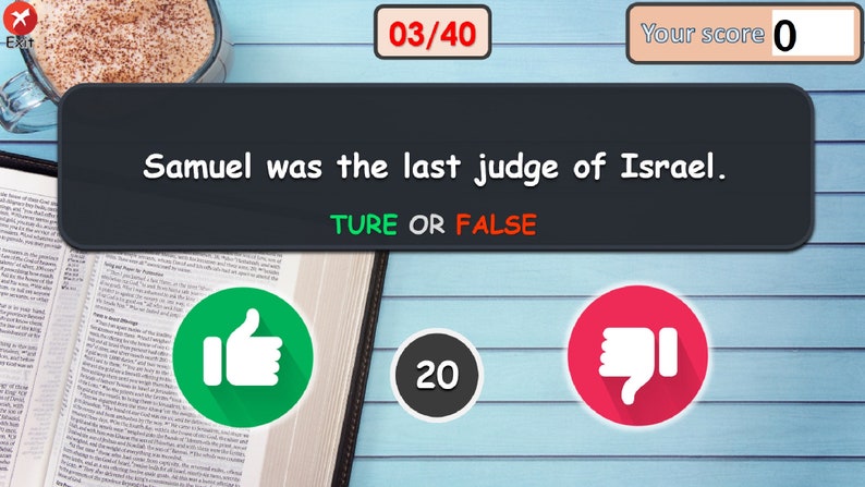 True or False Biblical, Bible Quiz, Bible Trivia, Virtual Powerpoint ...