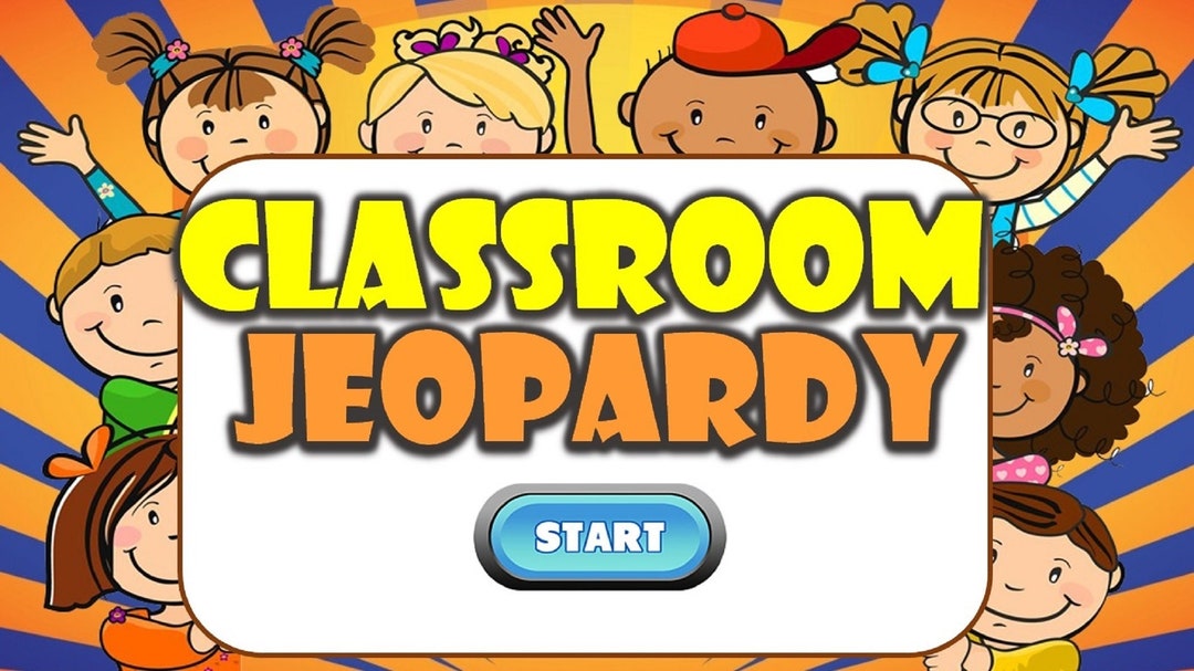 Editable Kids Classroom Jeopardy Powerpoint Game Template, Virtual Game ...