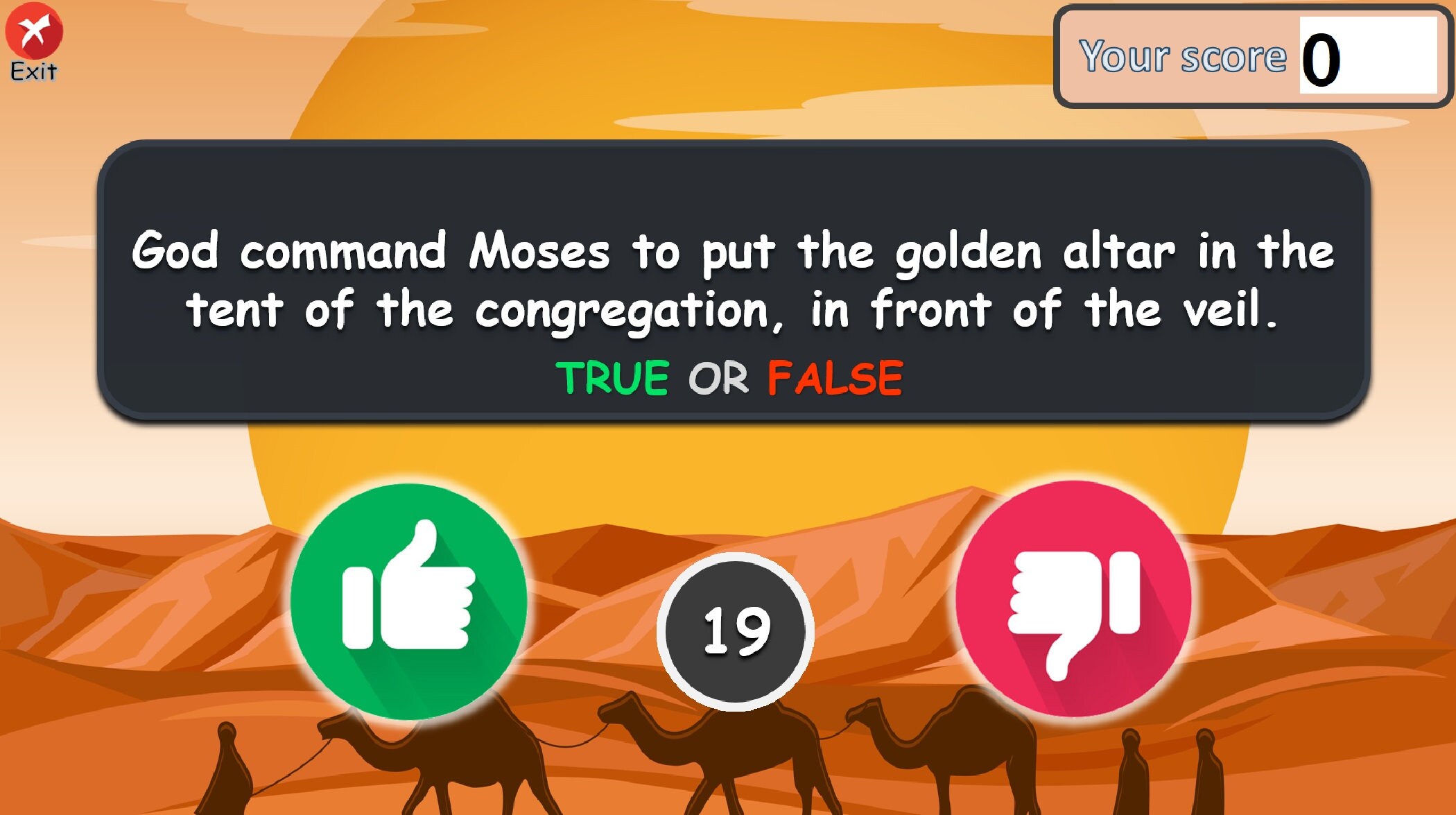 True or False Biblical, Bible Quiz, Bible Trivia, Virtual Powerpoint ...