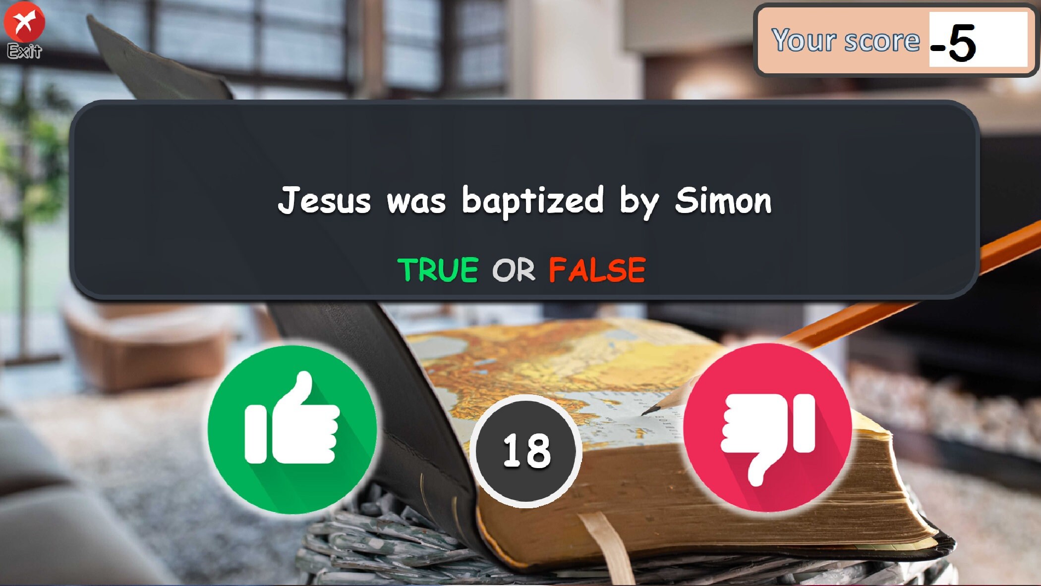 True or False Bible Quiz: Fun Family Powerpoint Game (customizable) - Etsy