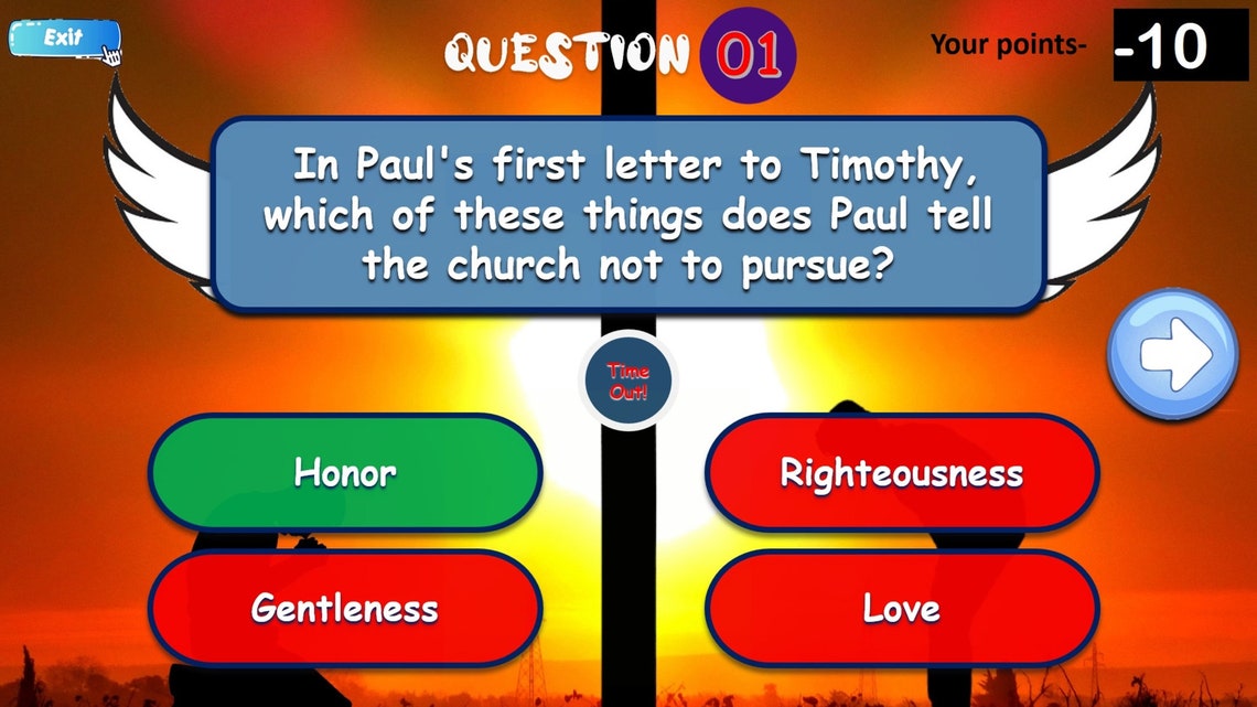 Interactive Bible Quiz Game: Customizable Powerpoint (digital Download ...