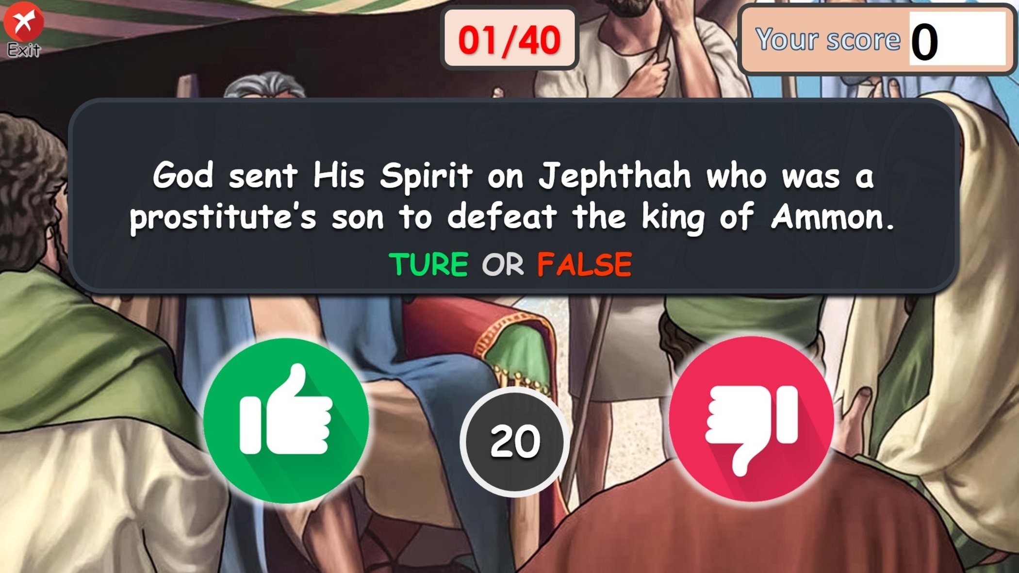 True or False Biblical, Bible Quiz, Bible Trivia, Virtual Powerpoint ...