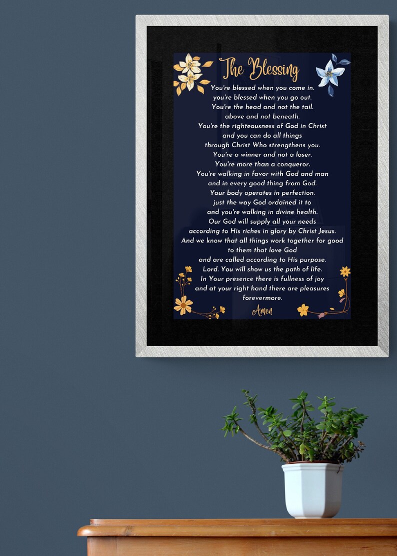 Family Blessing Template: Printable Affirmations (digital Download) - Etsy