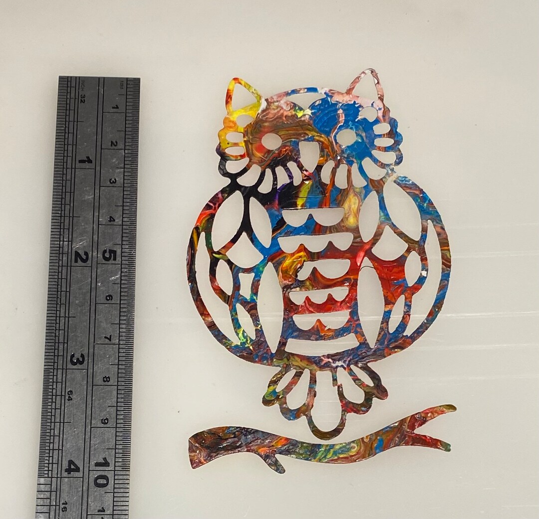 OWL. Acrylic Paint Shapes for Inclusion in Resin or Acrylic Paint ...