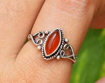 Jacinth Ring - Etsy