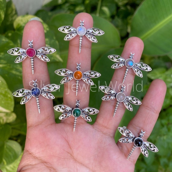 Dragonfly Ring 925 Sterling Silver One of a Kind Insect Ring - Etsy