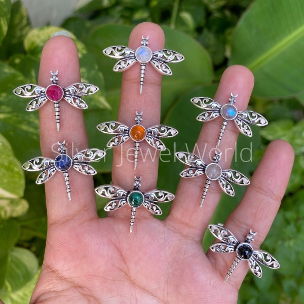 Silver Dragonfly Ring - Etsy