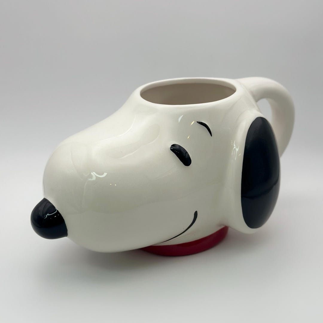 Peanuts Snoopy Head Shaped Coffee Mug | Snoopy Coffee Mug | Great Gift ...