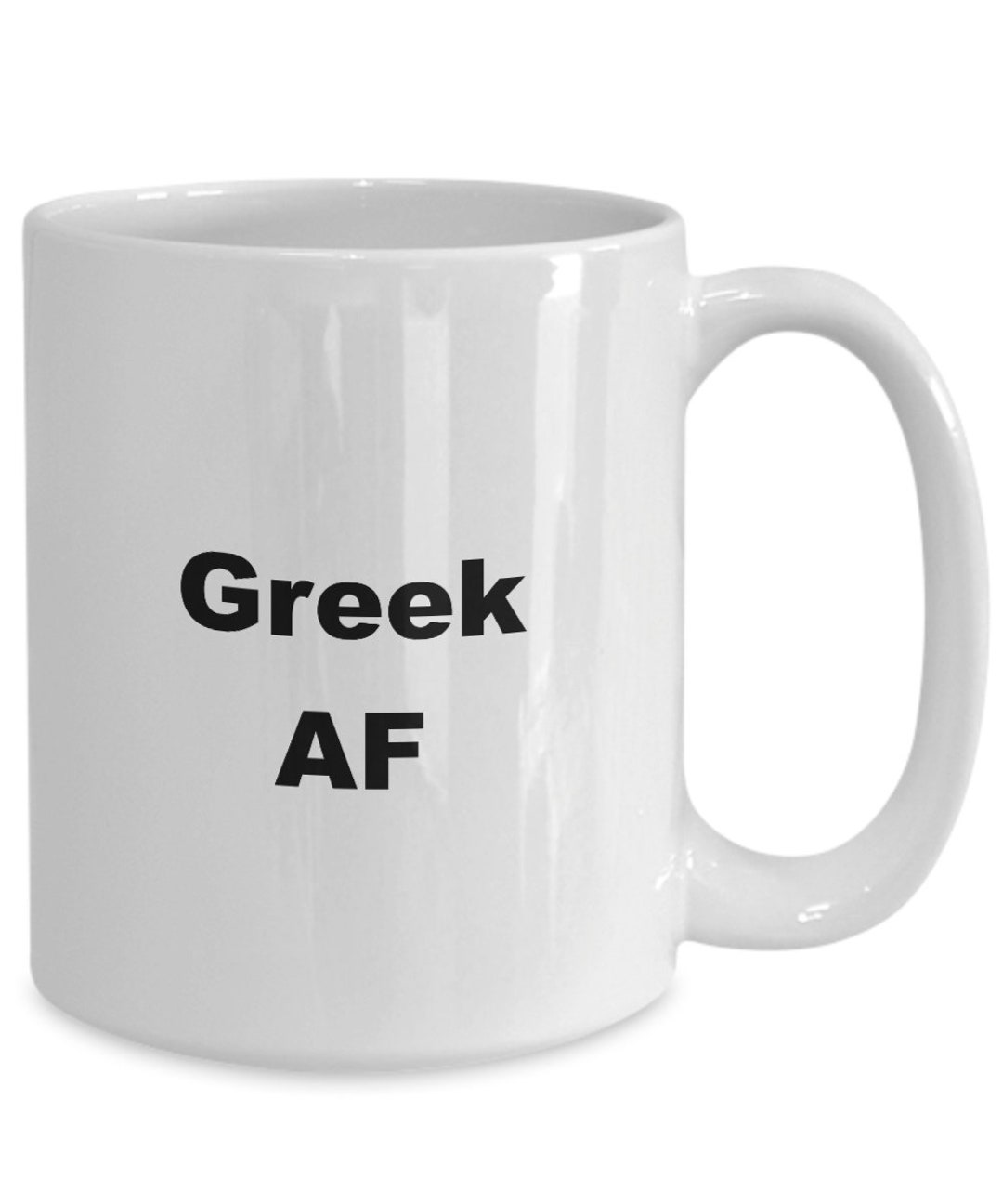 Greek Mug, Greek AF Coffee Mug, Funny Greece Gift - Etsy