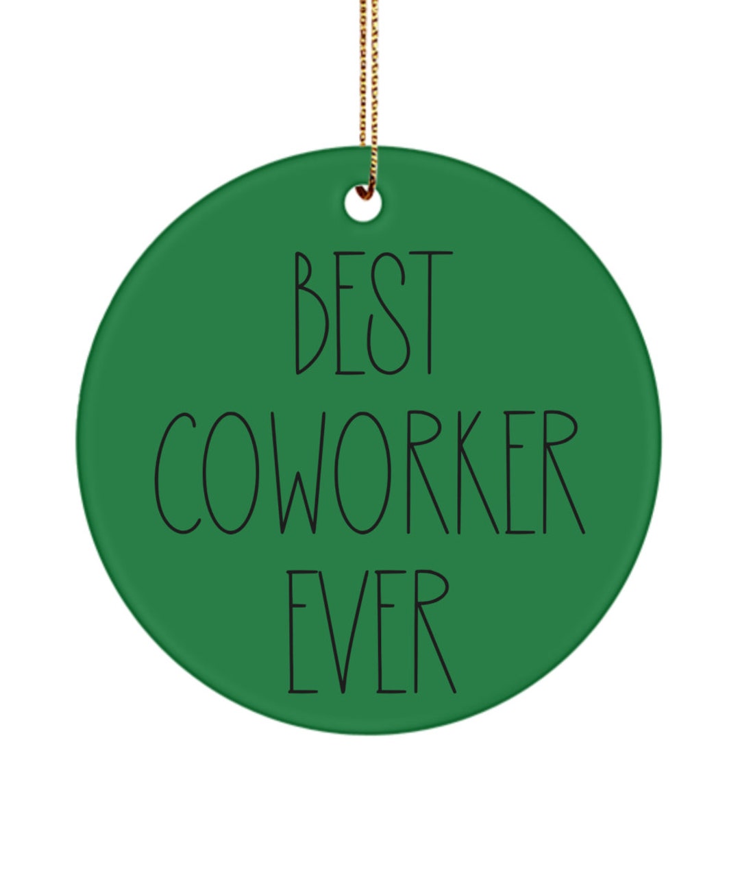 Best Coworker Ever Ornament Christmas Gift Coworker Birthday - Etsy