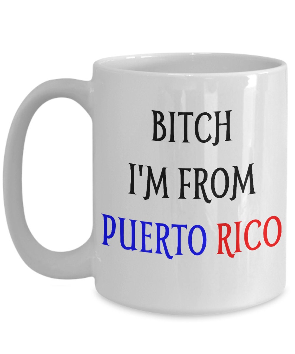 Puerto Rico Mug Funny Puerto Rico Coffee Mug Puerto Rico - Etsy