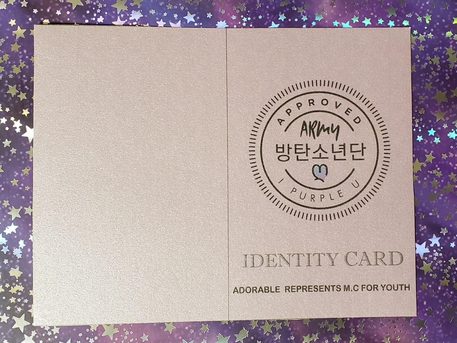 BTS Membership Booklet, Bangtan ID, ARMY Passport, Instant Download - Etsy