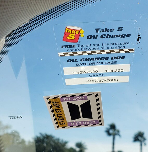 BTS ARMY Sticker Car Decals BTS Bangtan Parking Permit Paper Paper ...