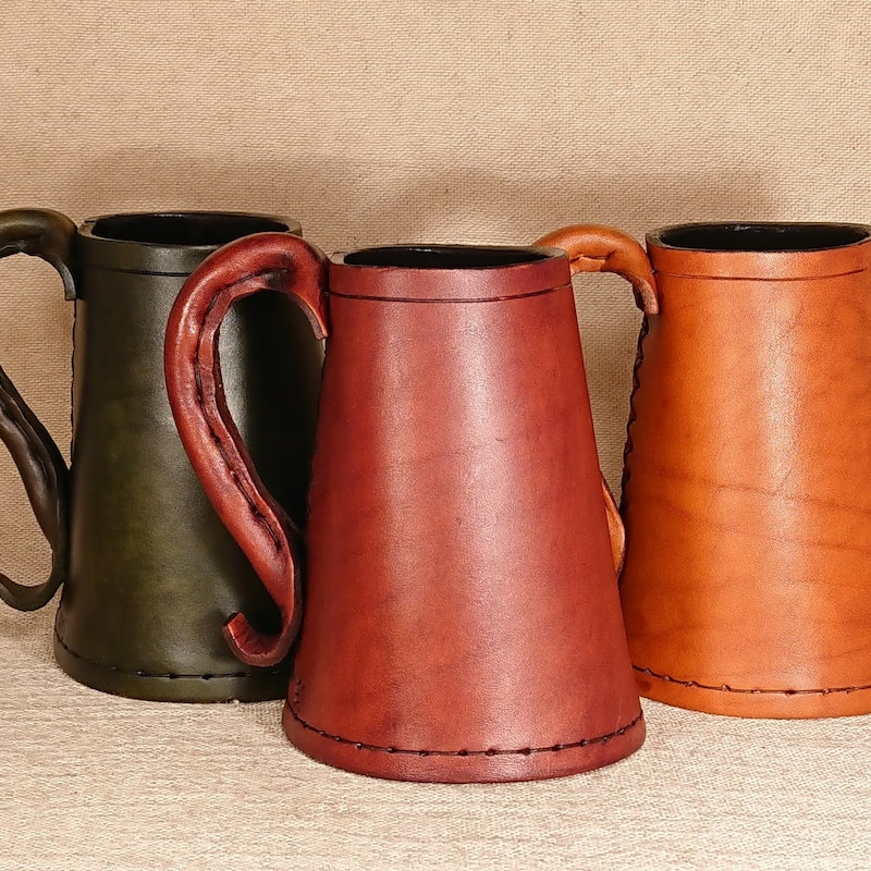 Leather Tankard - Etsy