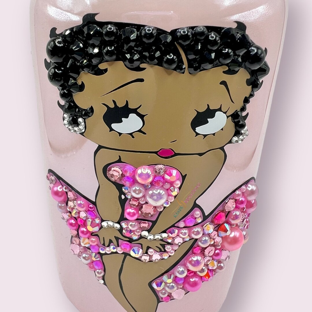 Personalized Light Pink Glass Can, Betty Boop Libby Glass - Etsy