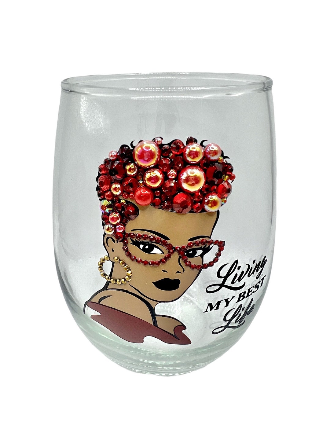 Black Girl Magic Custom Stemless Wine Glass, Gifts for Her - Etsy