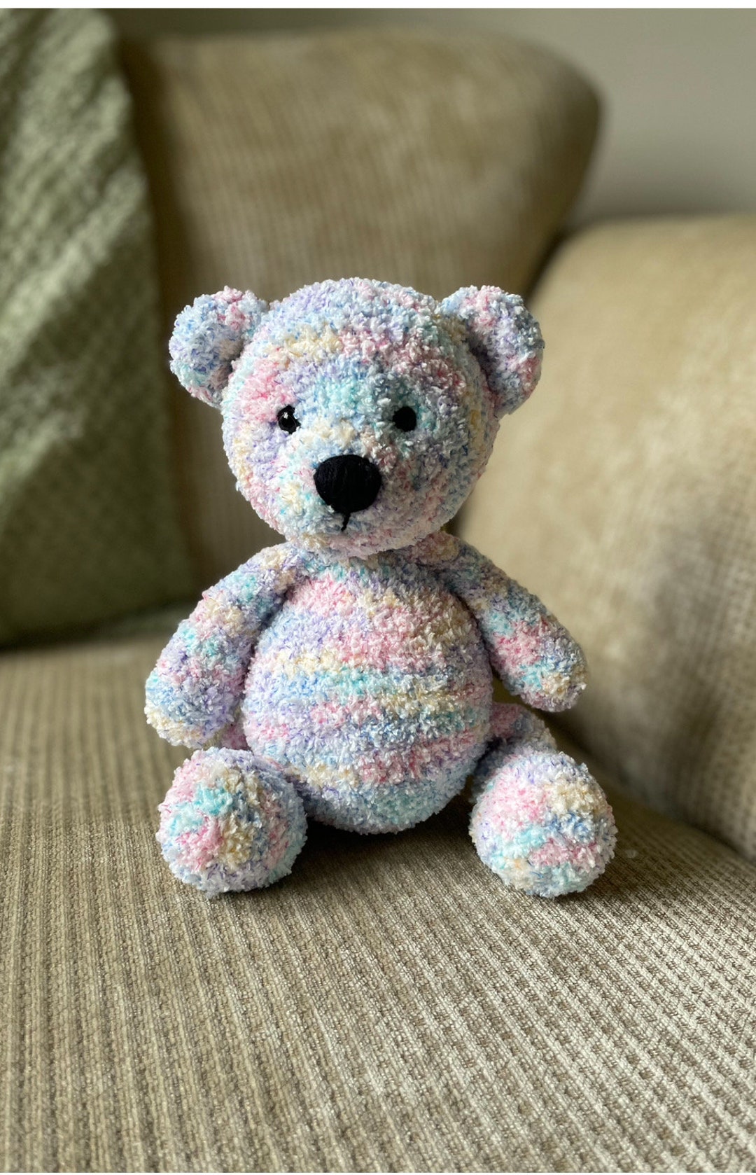 Bertie Bear Teddy Crochet Pattern - Etsy